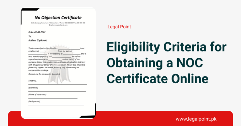 How to Get NOC Certificate Online in Pakistan for Various Purposes